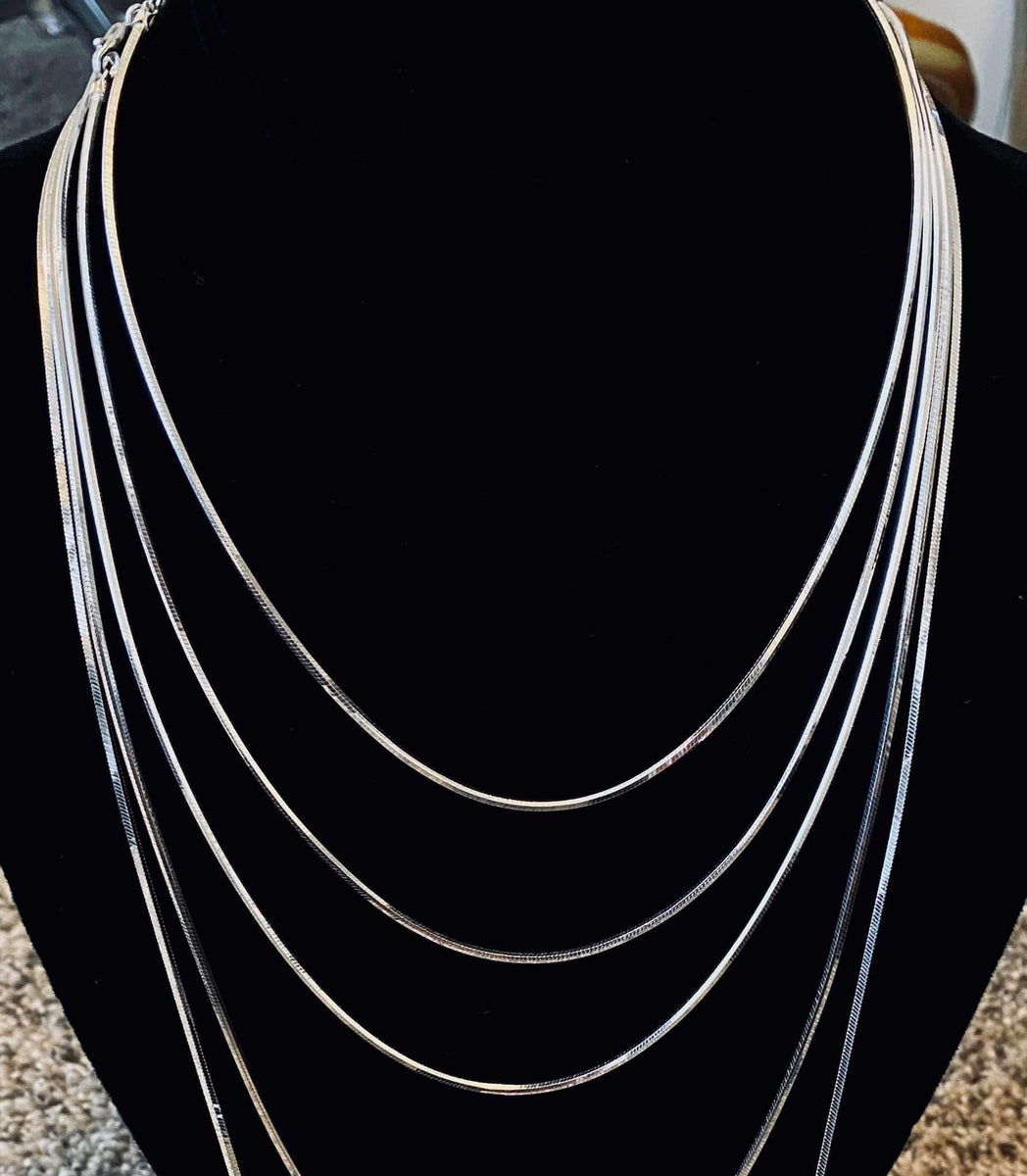 Sterling Silver 8 Sided Cut Chains – The Silver Craze